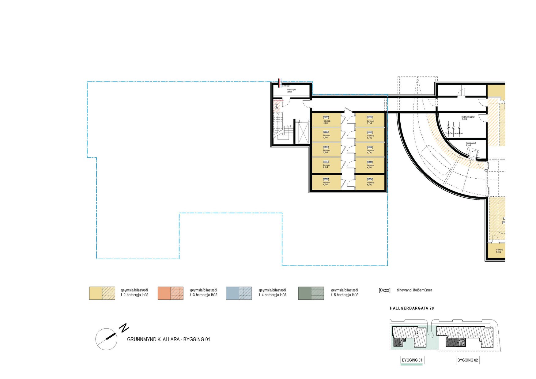 Grunnmyndir af hæðum