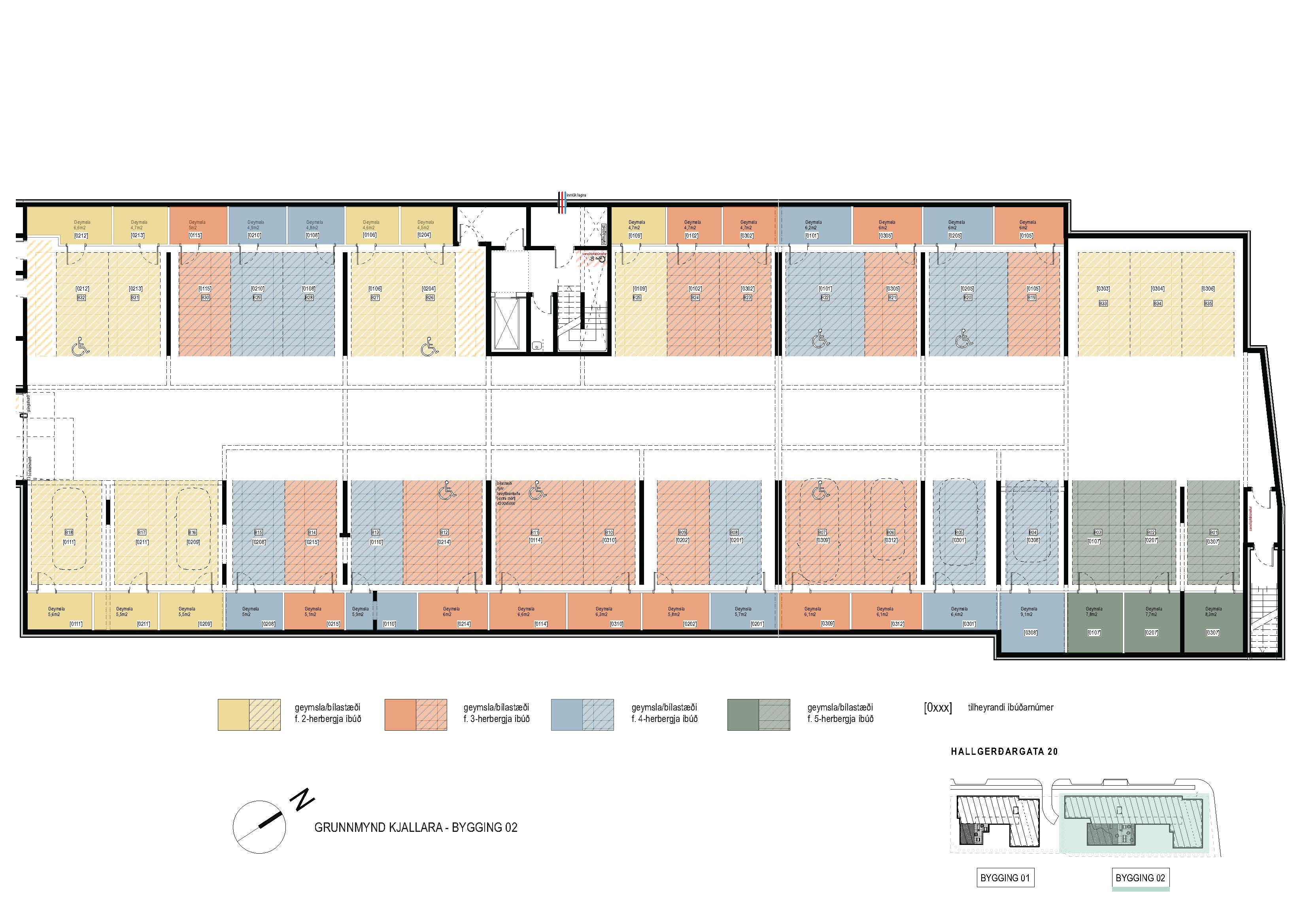 Grunnmyndir af hæðum